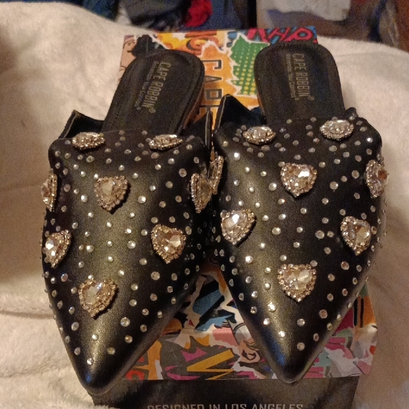Cape Robbin | Shoes | New Mule Flats Black Shoe By Cape Robbins Size 8m ...